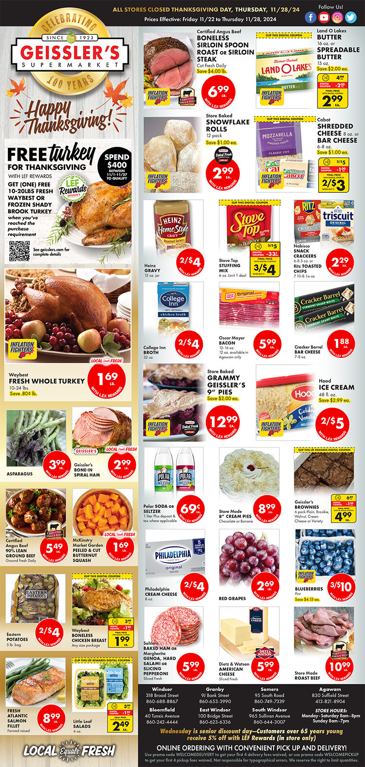 Weekly Sales | Geissler's Supermarket