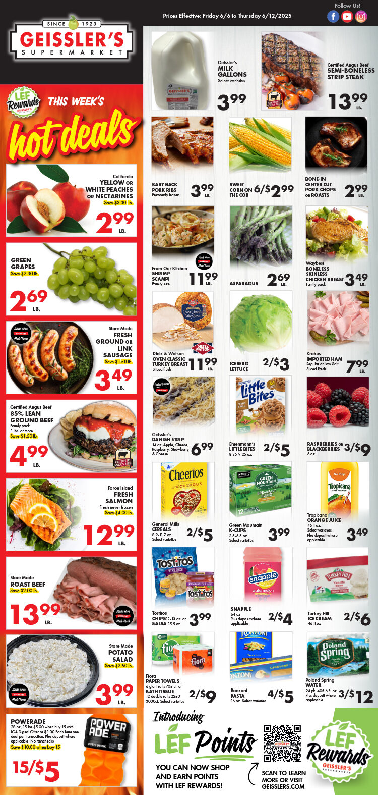 Weekly Paper Ad | Geissler's Supermarket