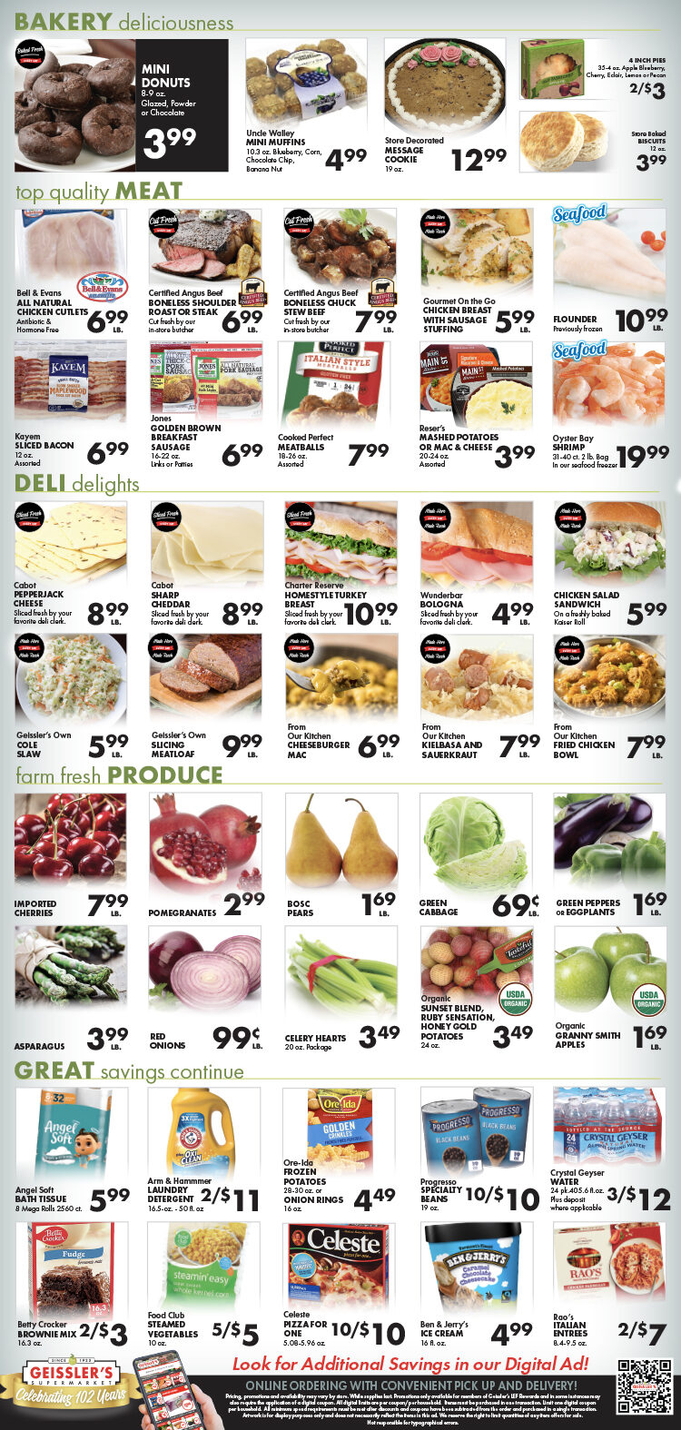Weekly Paper Ad | Geissler's Supermarket