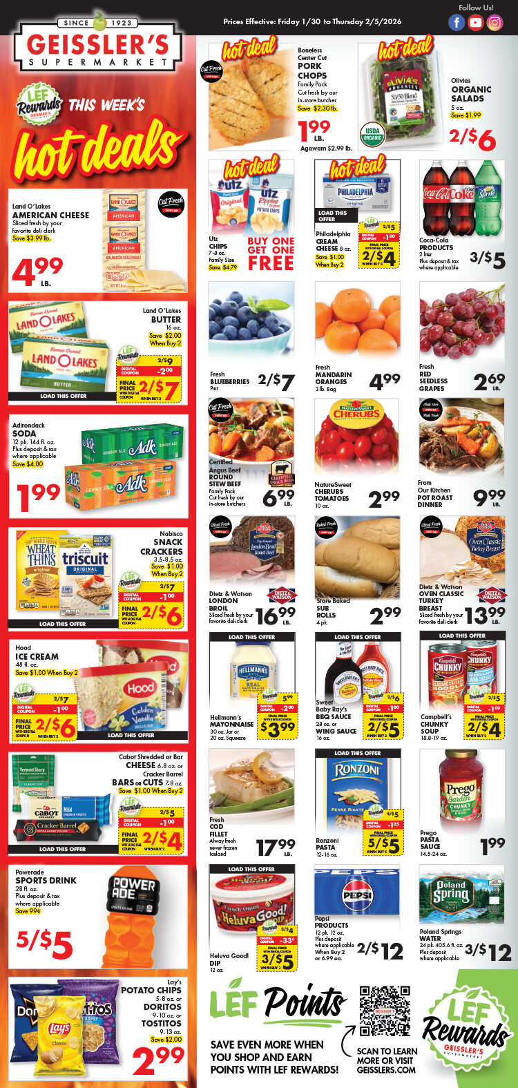 Weekly Paper Ad | Geissler's Supermarket