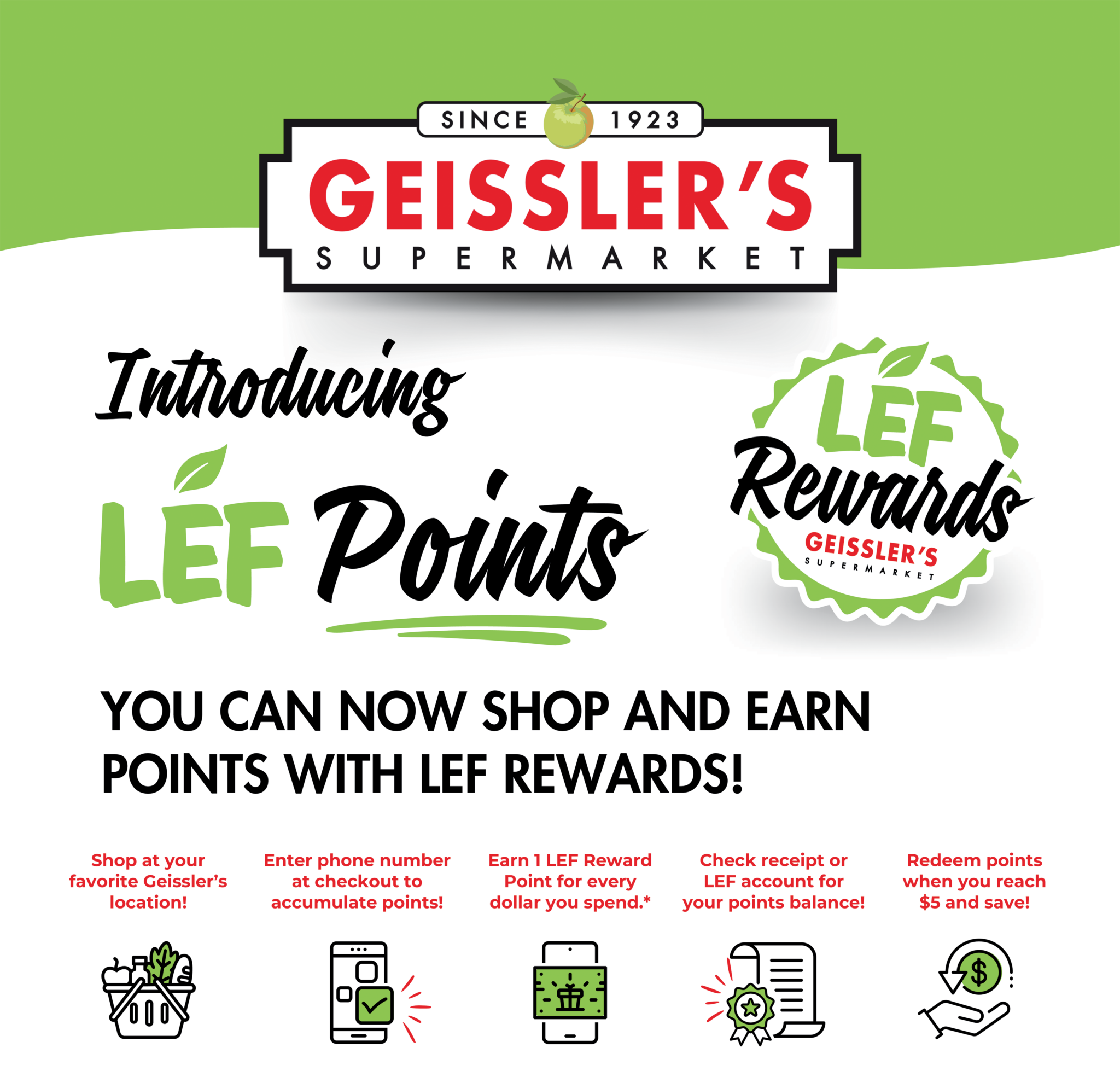 LEF Rewards | Geissler's Supermarket